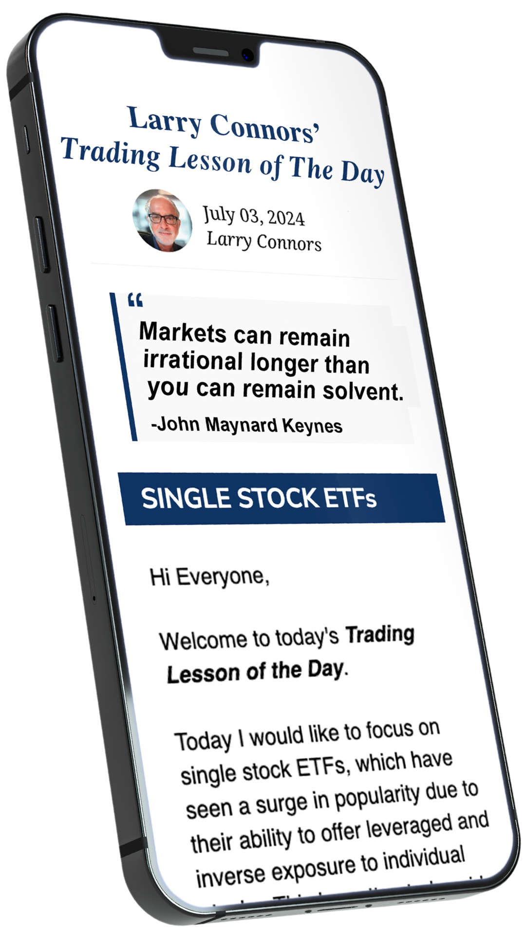 Trading Lesson Of The Day - Trading Markets